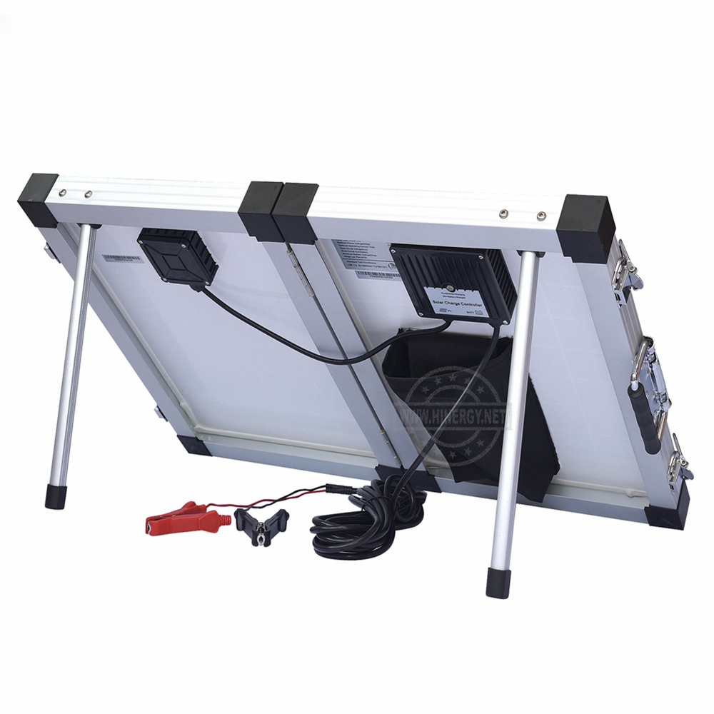 Hinergy Portable 200 Watt 12 Volt Monocrystalline Foldable Solar ...