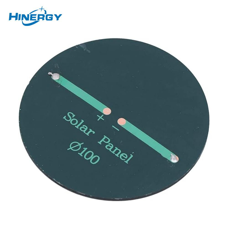 Circle PV Monocrystalline Cell 5V 6V 9V 12V Circular Small Round Solar ...